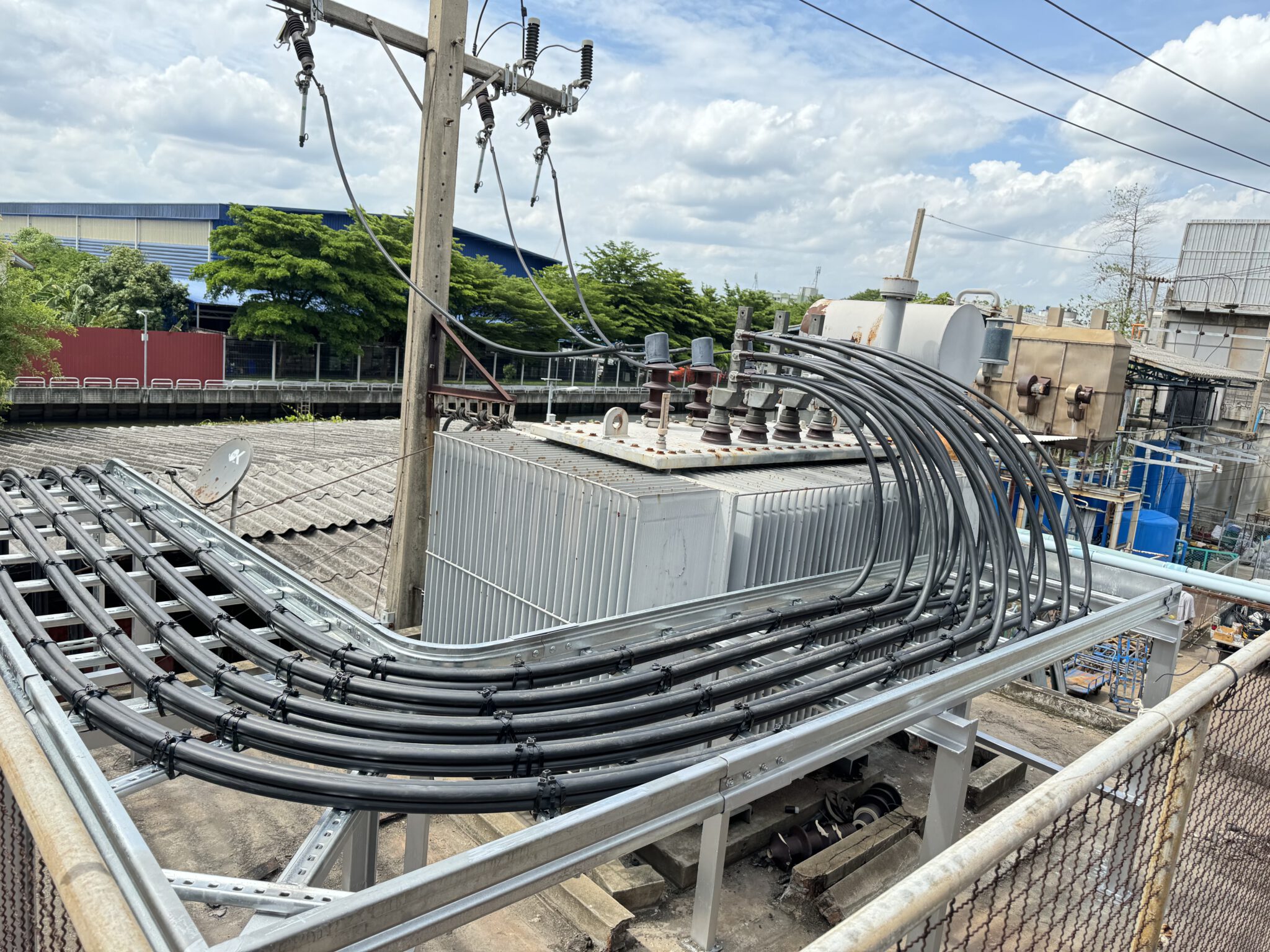 INSTALL HIGH VOLTAGE AND LOW VOLTAGE SUBSTATION | SIME ENGINEERING CO.,LTD